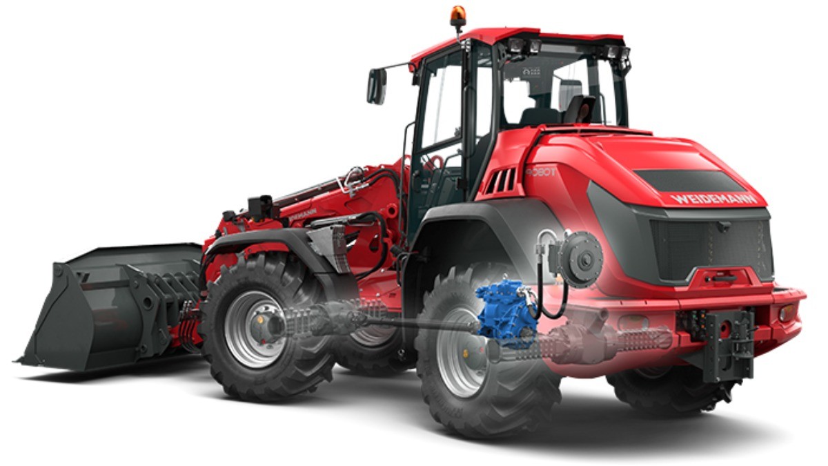 Безступінчаста гідростатична коробка передач Weidemann Power Drive 370 — Біржа сільгосптехніки ...